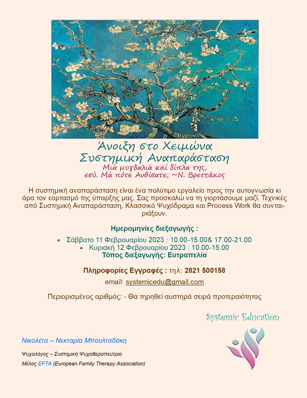 Συστημική Αναπαράσταση - Άνοιξη στον Χειμώνα